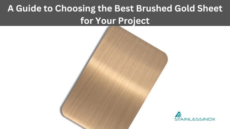 A Guide to Choosing the Best Brushed Gold Sheet for Your Project